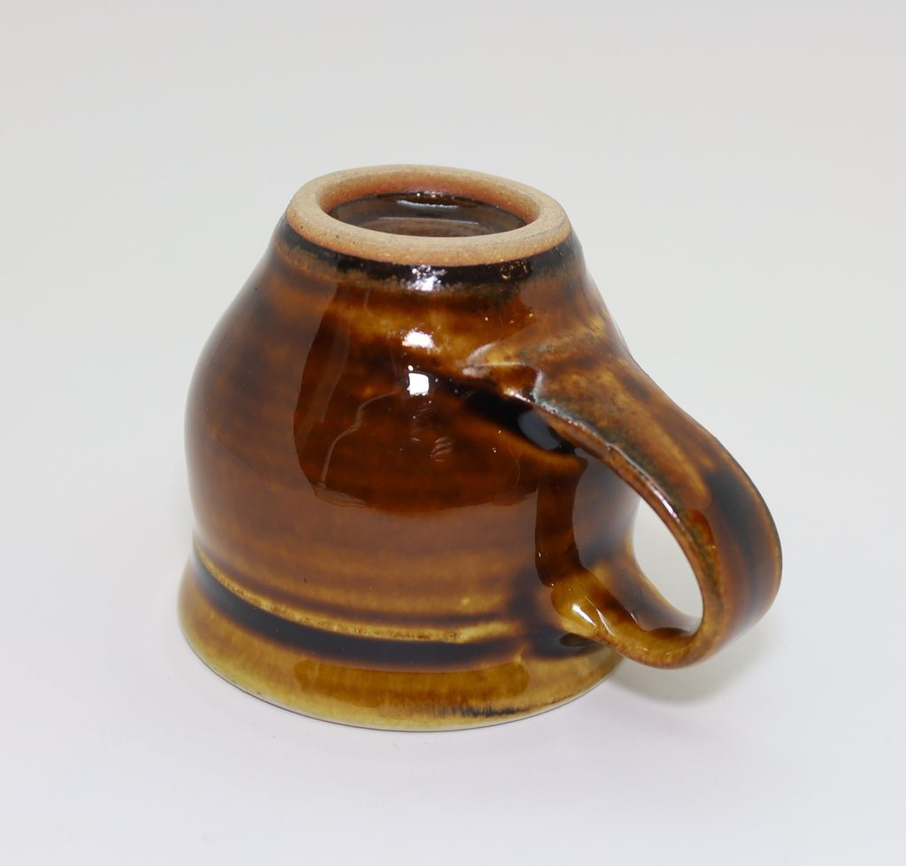 出西焼 コーヒーカップ＆ソーサー 飴（Syussai Cup&sauser/amber) – 倉日用商店