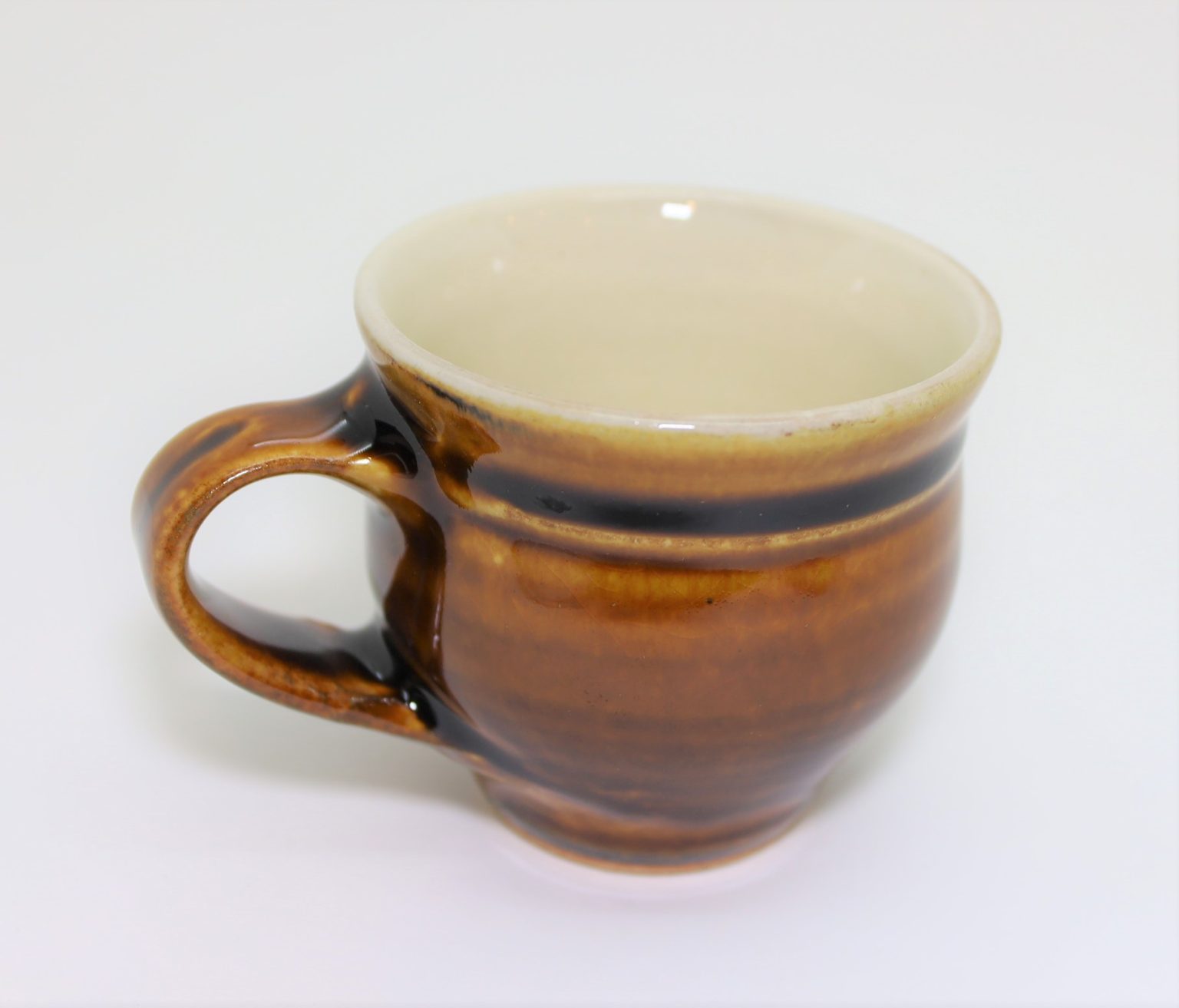 出西焼 コーヒーカップ＆ソーサー 飴（Syussai Cup&sauser/amber) – 倉日用商店