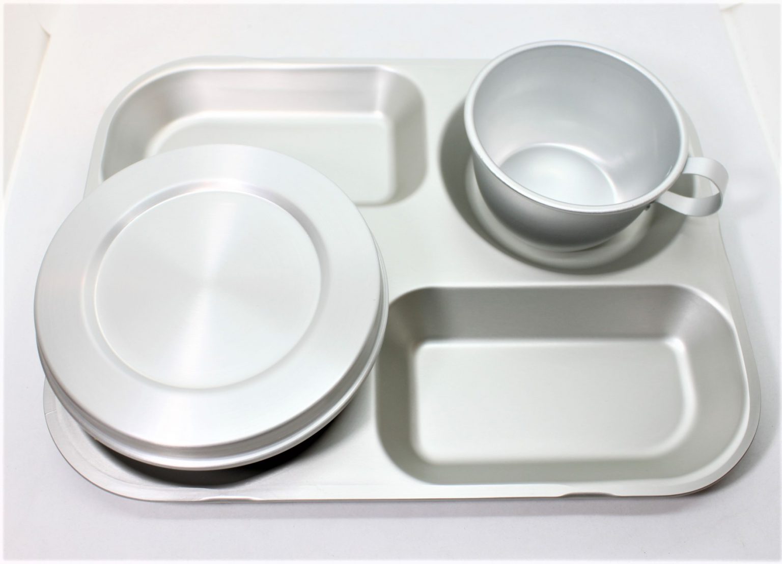アルマイト ランチプレート シルバー/Alumite lunch plate/silver/japan – 倉日用商店
